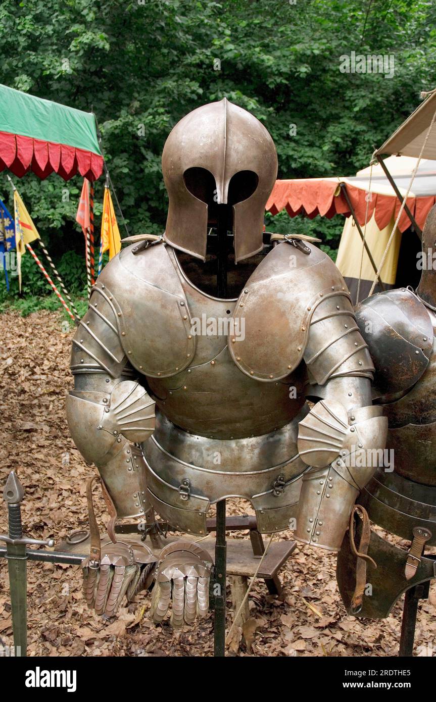 Knight's armour, Medieval Spectaculum, Dortmund, North Rhine-Westphalia ...