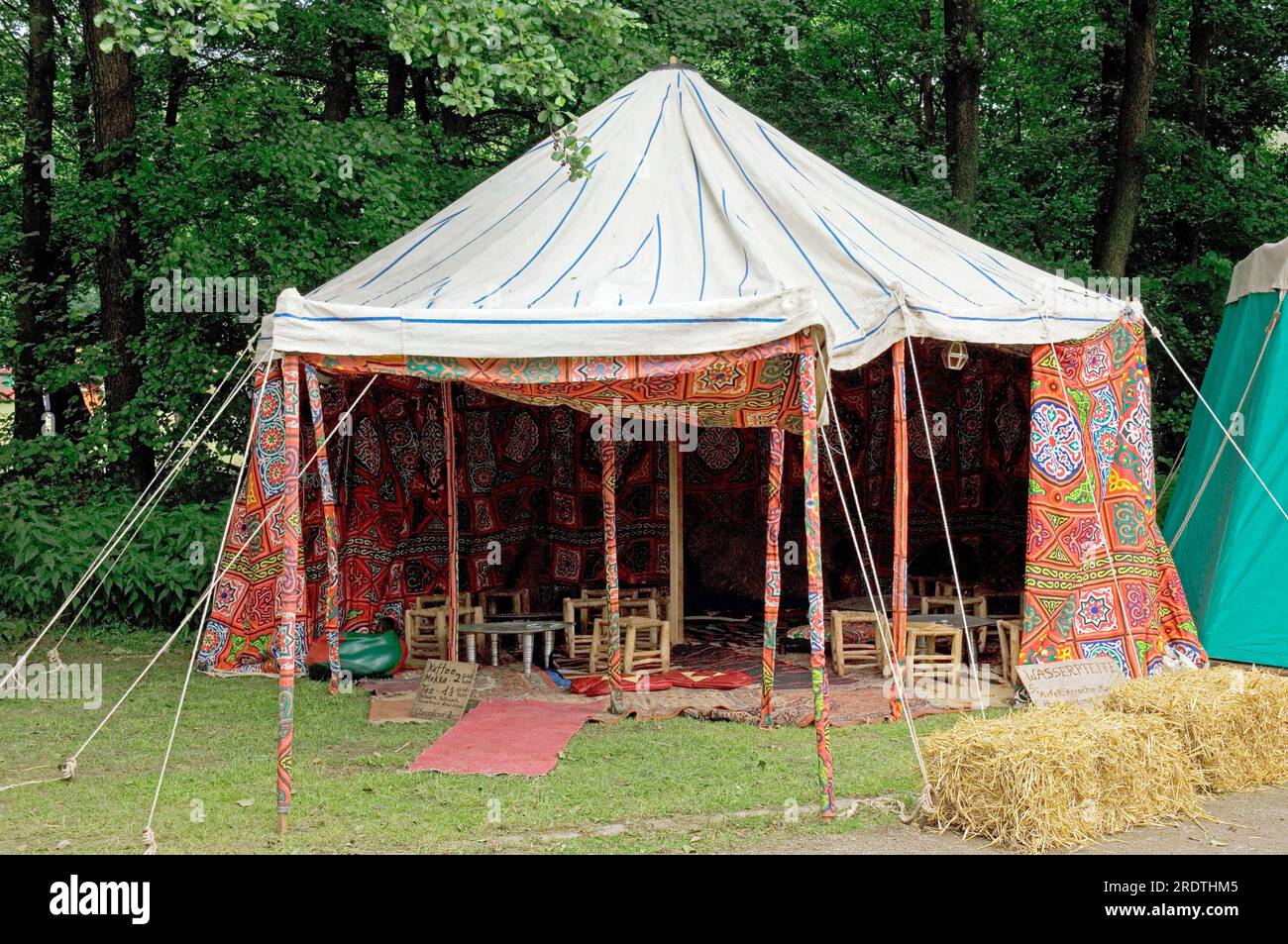 Tent, Medieval Spectaculum, Dortmund, North Rhine-Westphalia, Germany ...