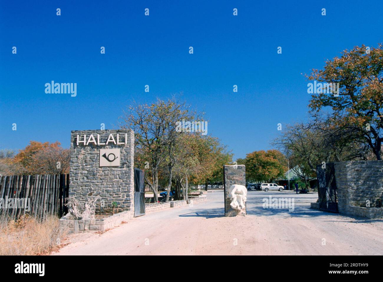 Etosha national park entrance gate hi-res stock photography and images - Alamy