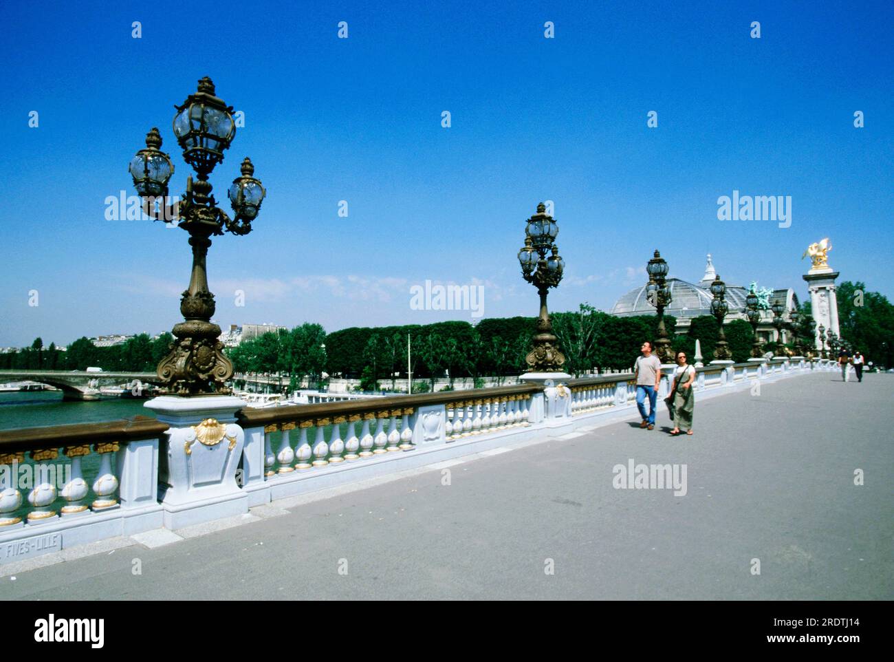 Pont Alexandre III Bridge over the Seine, Paris, France, Alexander ...