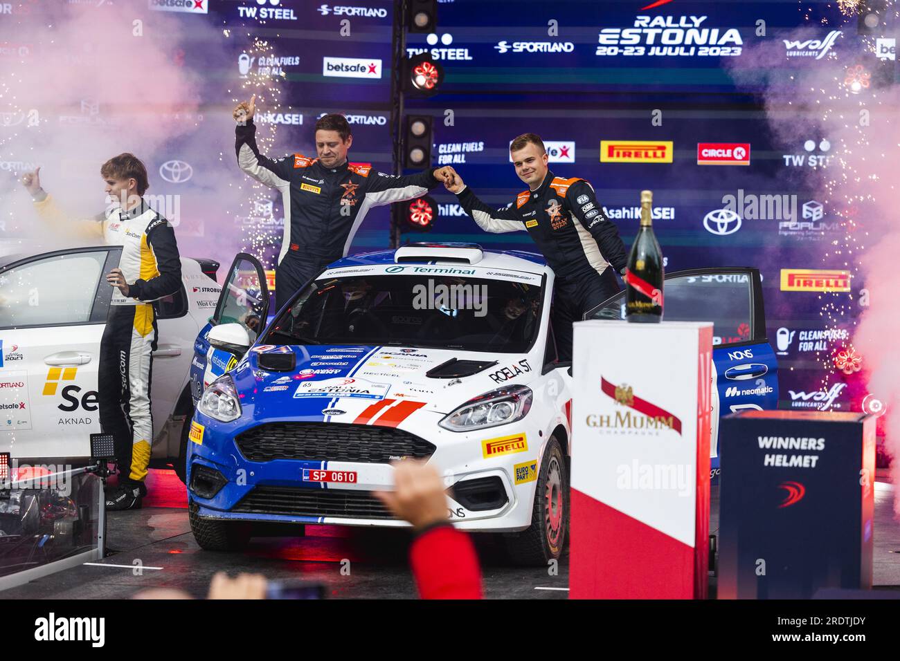 JURGENSON Robert (EST), FORD Fiesta Rally4, RC4, Rally4, portrait ...