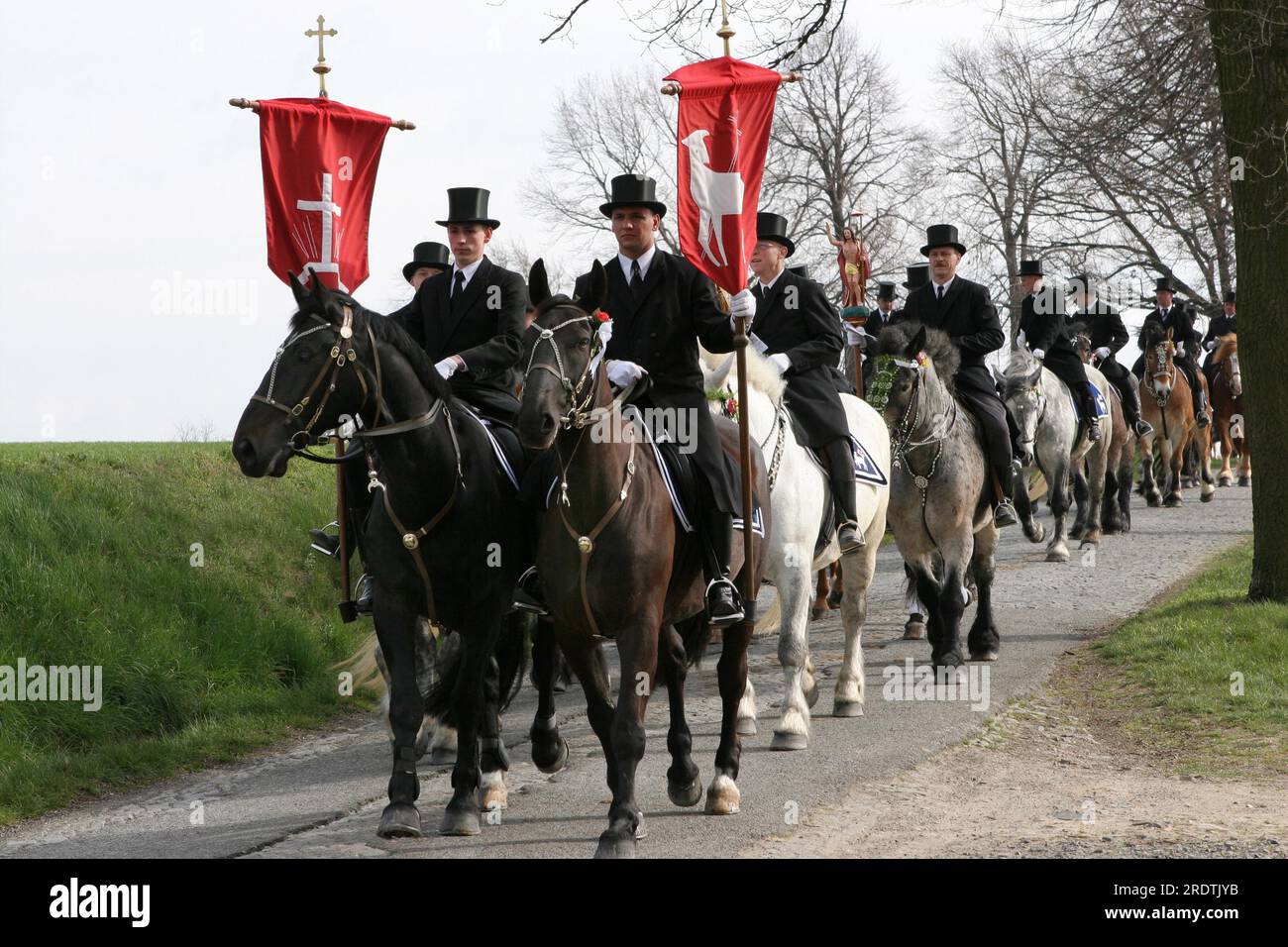 Europe, Germany, Saxony, Upper Lusatia, Sorbian villages, customs ...