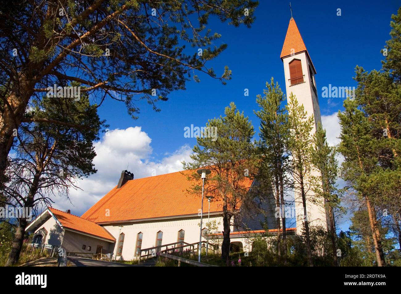 Church, Enontekio, Hetta, Lapland, Finland, Enontekioe Stock Photo - Alamy