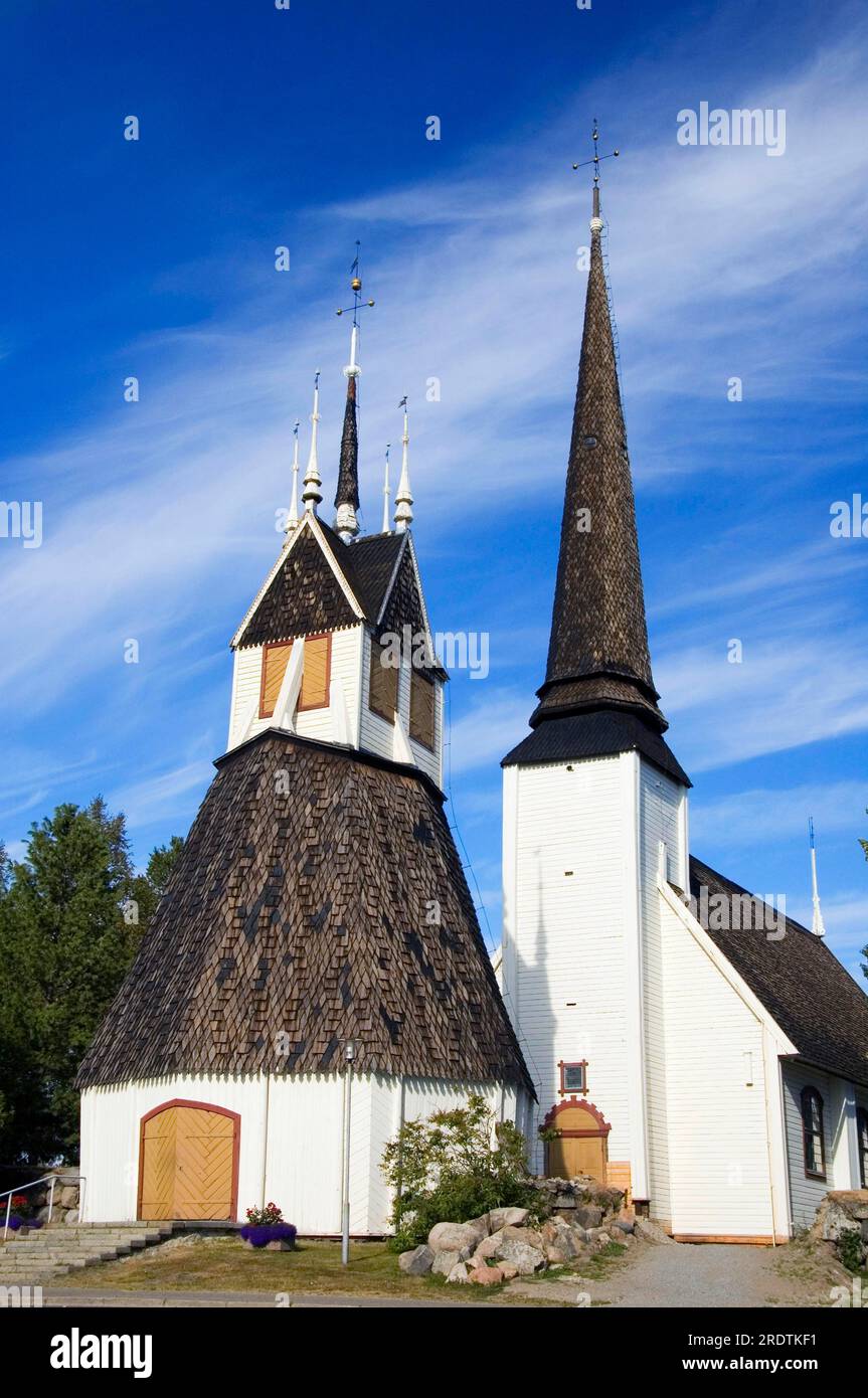 Hedvig Eleonora Church, Tornio, Lapland, Finland Stock Photo - Alamy