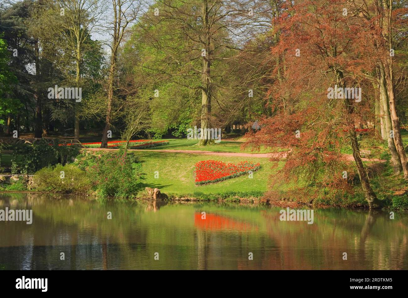 Grand-Bigard Castle Garden, Belgium Stock Photo - Alamy
