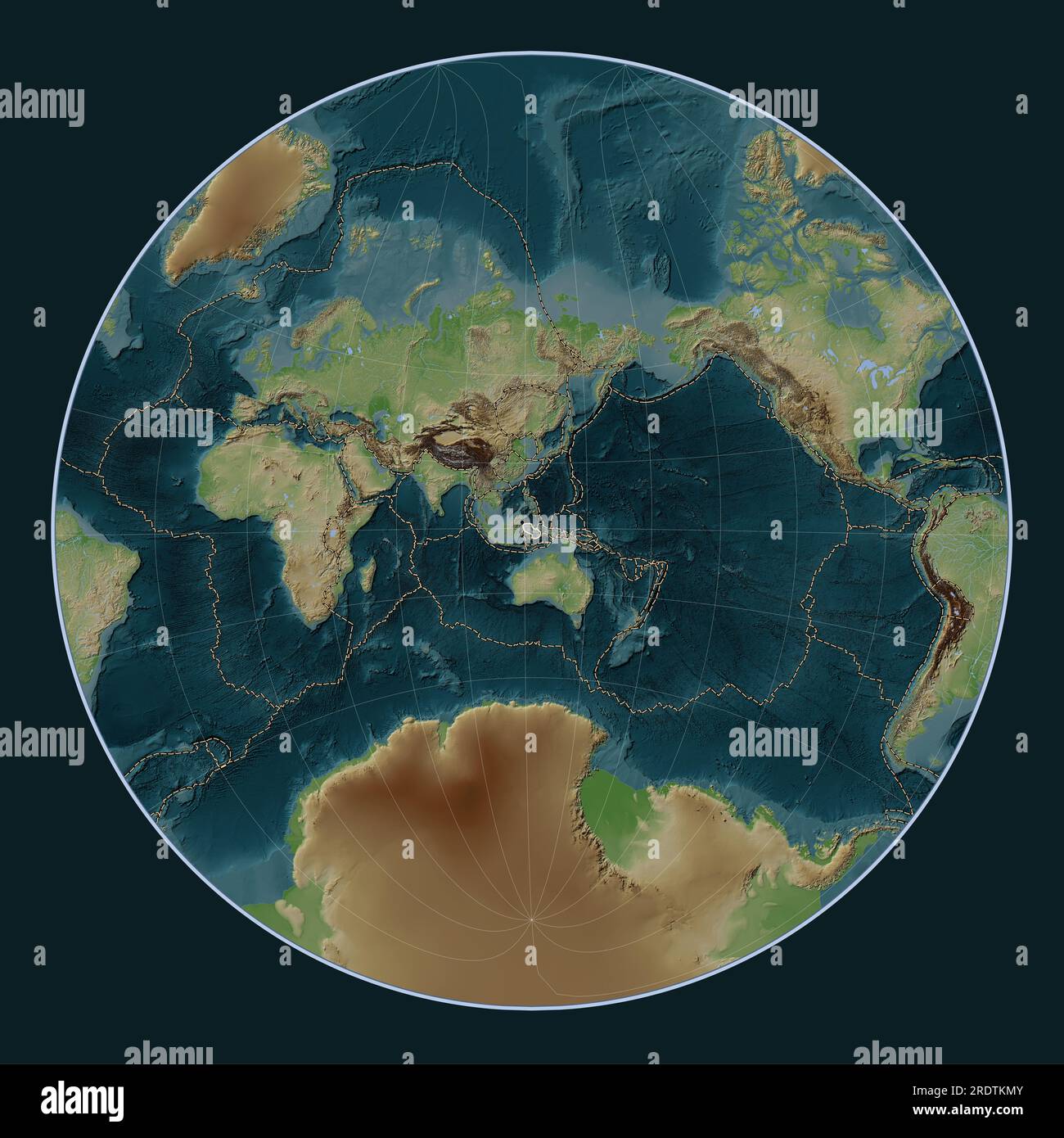 Molucca Sea tectonic plate on the Wiki style elevation map in the ...