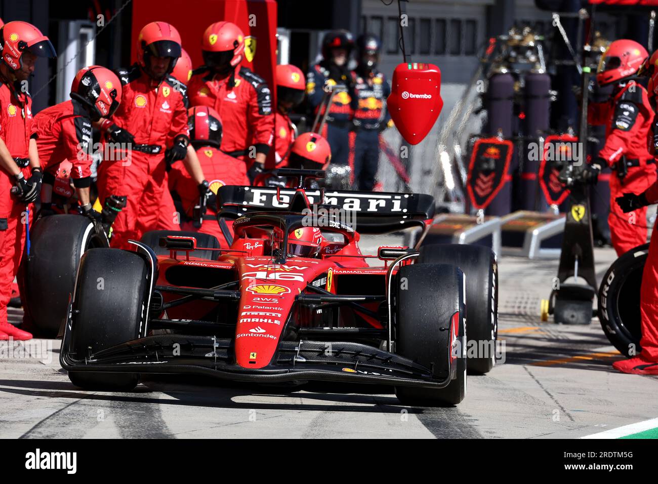 Budapest, Hungary. 23rd July, 2023. Charles Leclerc (MON) Ferrari SF-23 ...