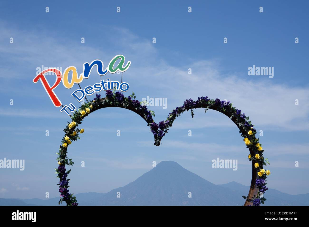 Heart shaped spot for photo taking with Pana your destination sign in ...