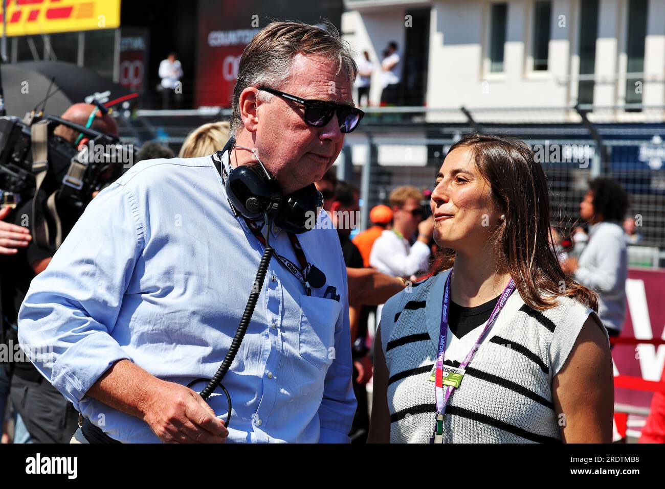 Budapest, Hungary. 23rd July, 2023. (L to R): Finn Rausing (SWE) Tetra ...