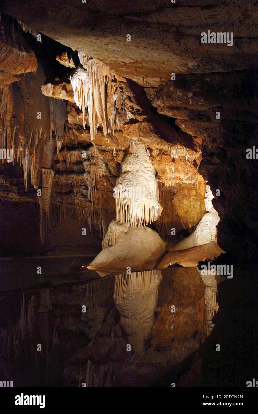 The Caves of Lacave, Causses de Quercy Regional Park. Lacave, Lot ...