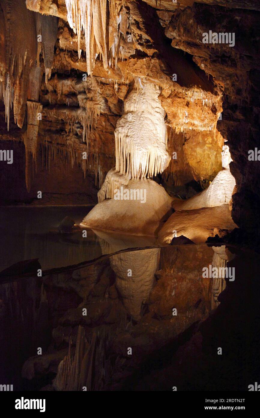 The Caves of Lacave, Causses de Quercy Regional Park. Lacave, Lot ...