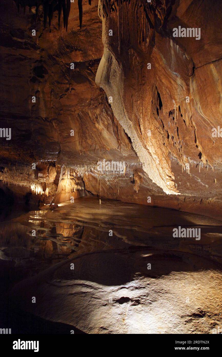 The Caves of Lacave, Causses de Quercy Regional Park. Lacave, Lot ...