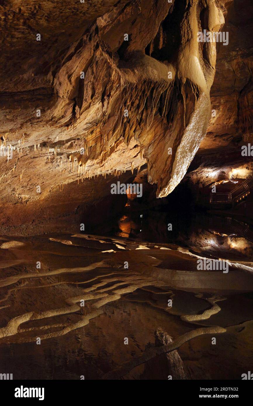 The Caves of Lacave, Causses de Quercy Regional Park. Lacave, Lot ...