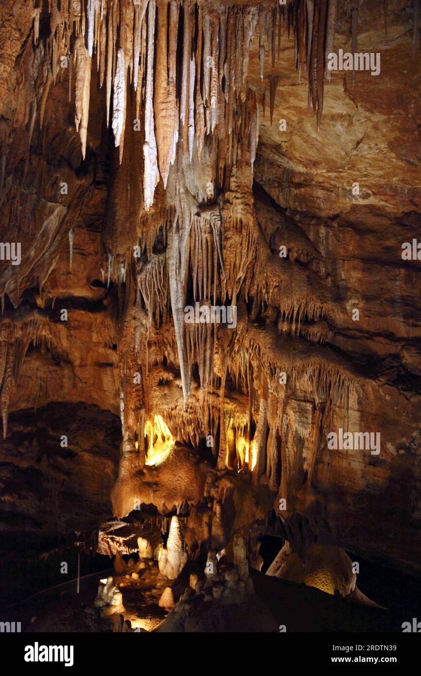 The Caves of Lacave, Causses de Quercy Regional Park. Lacave, Lot ...