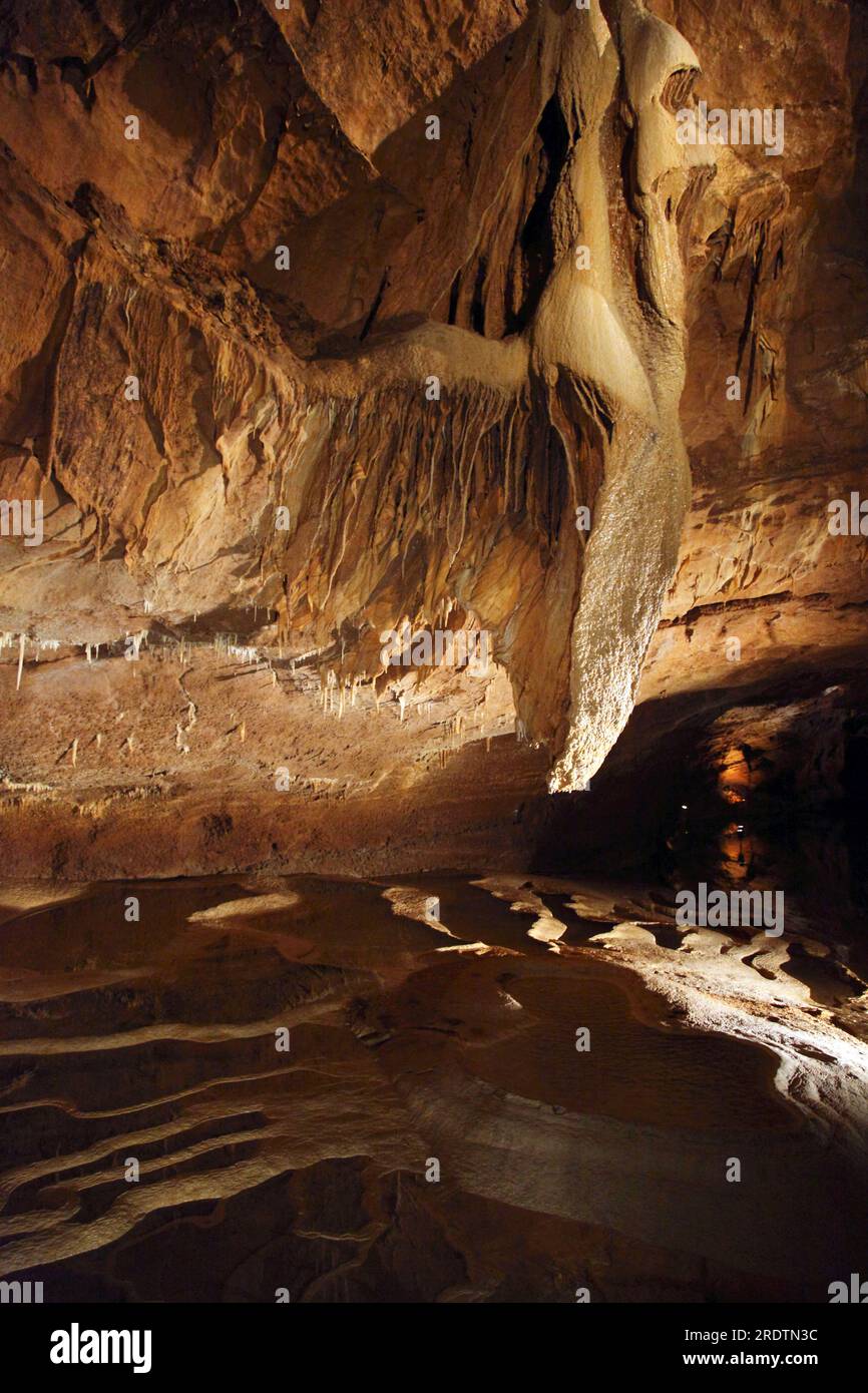 The Caves of Lacave, Causses de Quercy Regional Park. Lacave, Lot ...