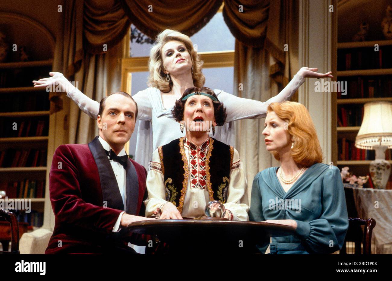l-r: Simon Cadell (Charles), Joanna Lumley (Elvira), Marcia Warren ...
