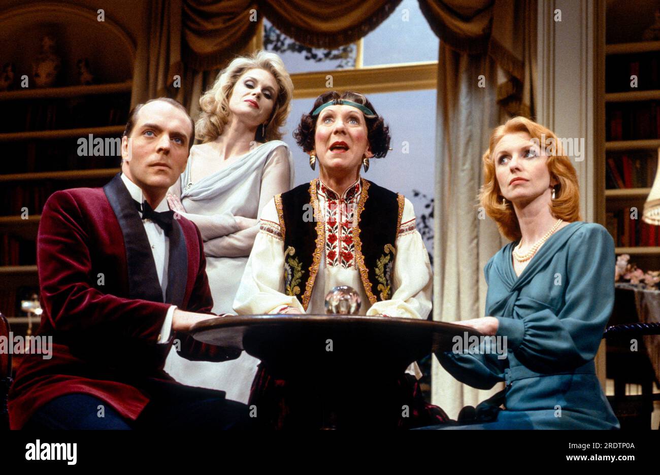 l-r: Simon Cadell (Charles), Joanna Lumley (Elvira), Marcia Warren ...