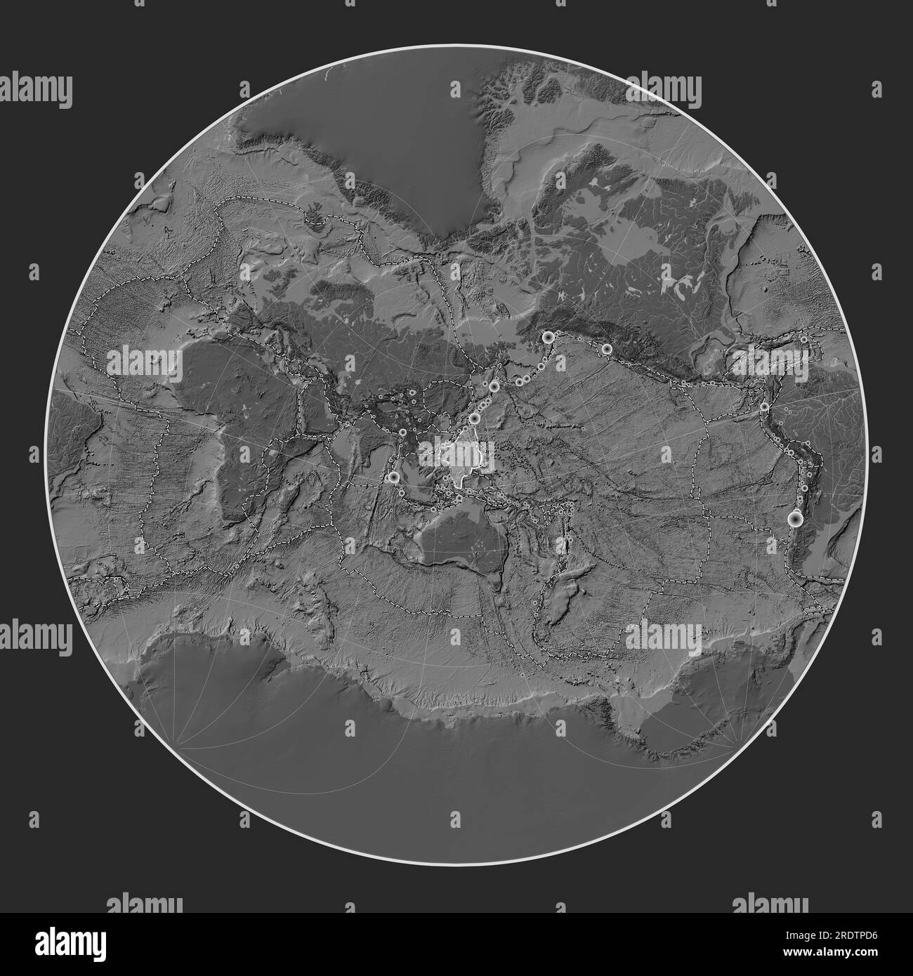 Philippine sea tectonic plate Black and White Stock Photos & Images - Alamy