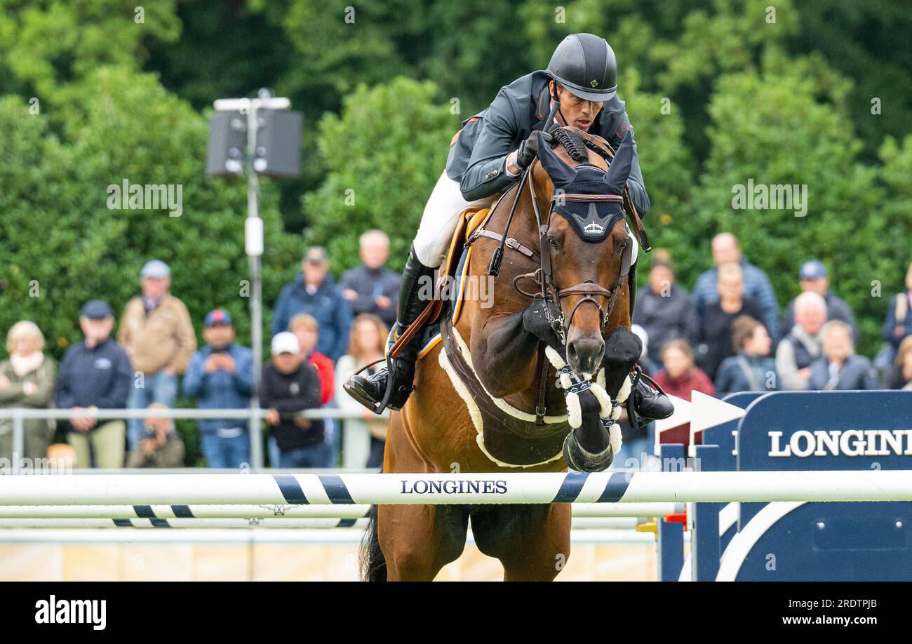 Riesenbeck, Germany. 23rd July, 2023. Equestrian sport/jumping: Global ...