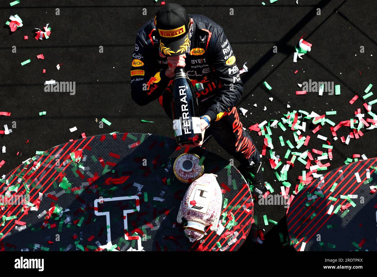Budapest, Hungary. 23rd July, 2023. Race winner Max Verstappen (NLD ...