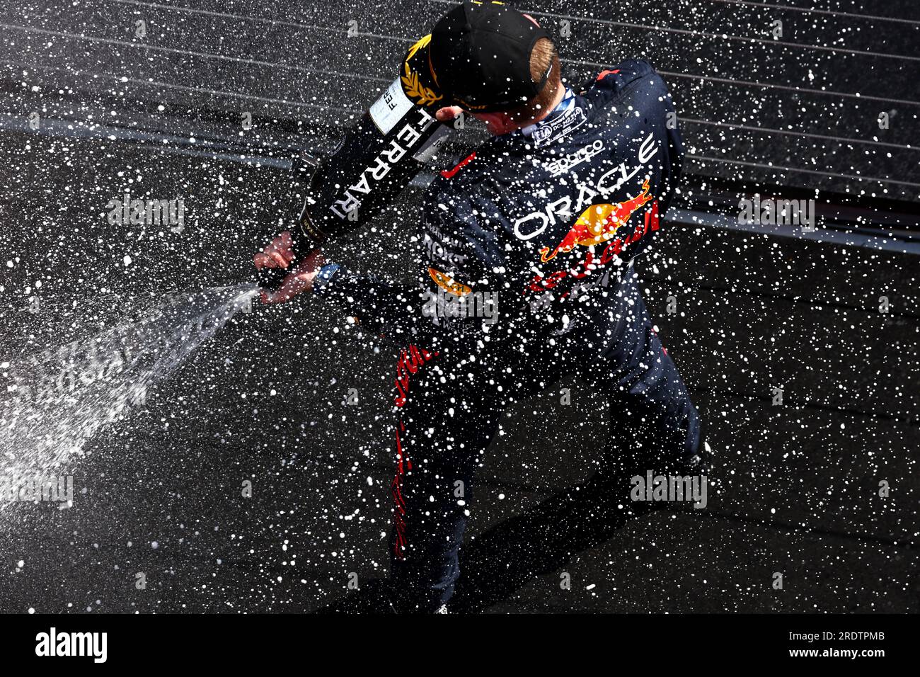 Budapest, Hungary. 23rd July, 2023. Race winner Max Verstappen (NLD ...
