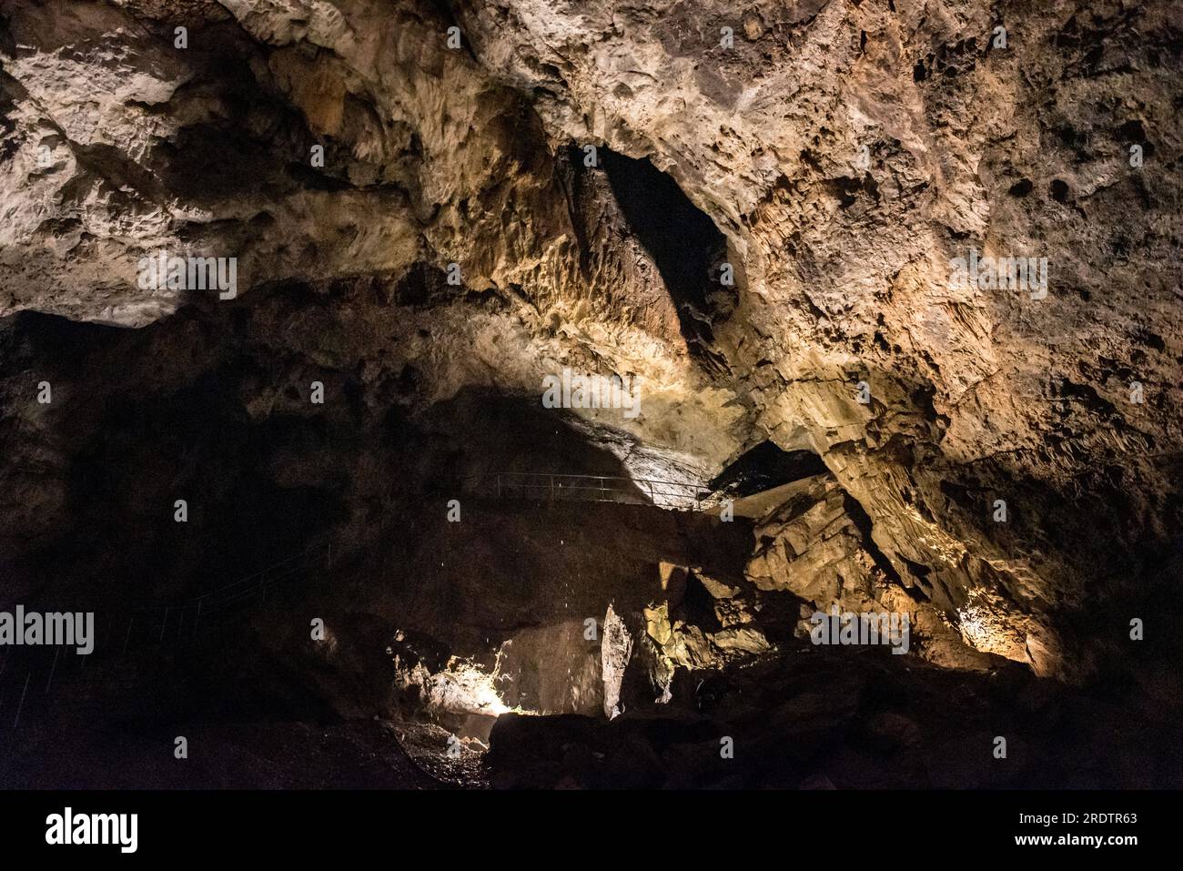 The magical Svoboda Cave in Slovakia Stock Photo - Alamy