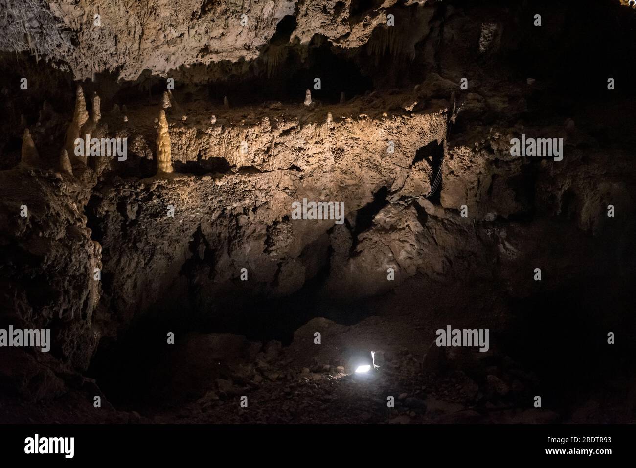 The magical Svoboda Cave in Slovakia Stock Photo - Alamy