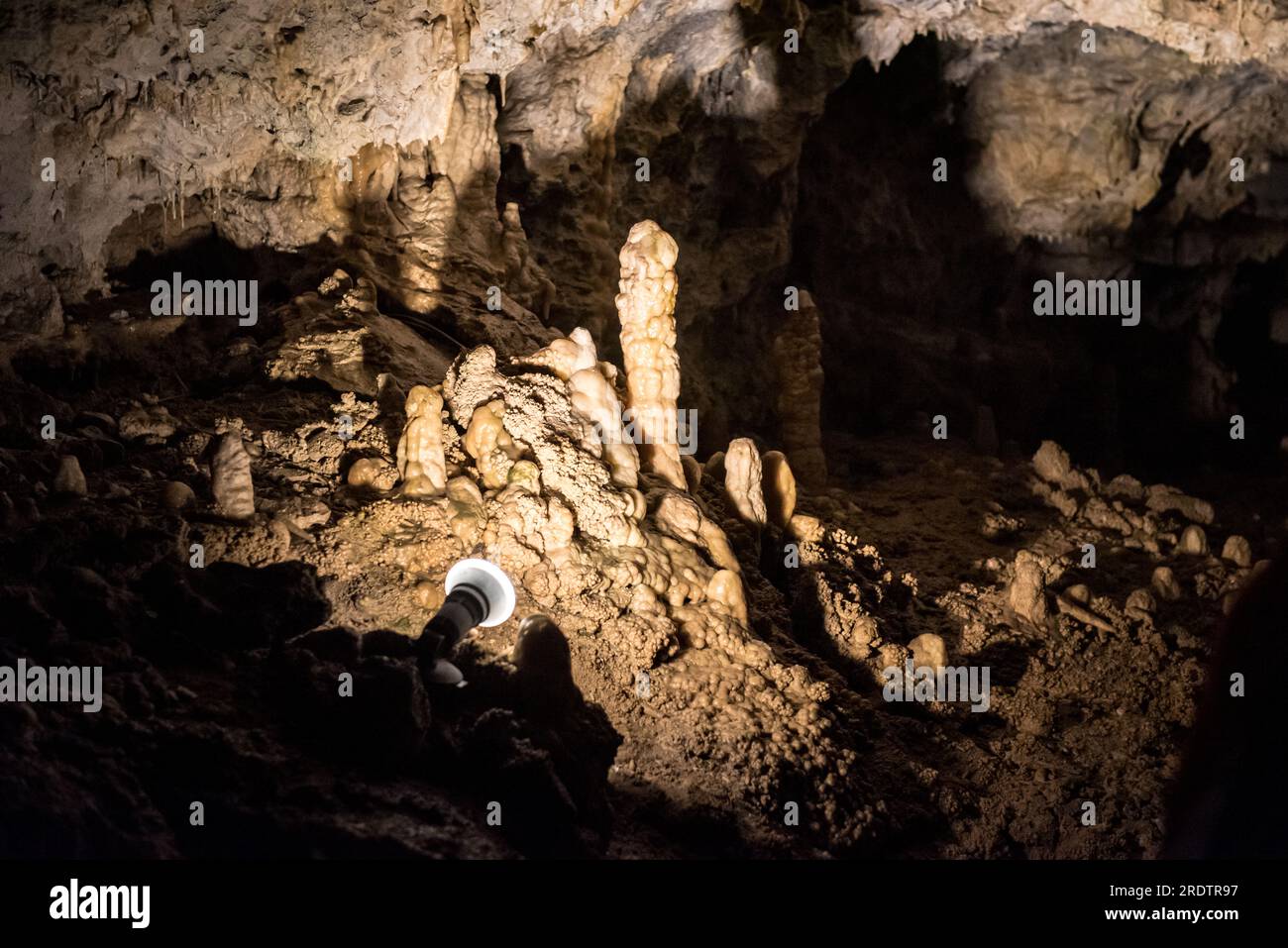 The magical Svoboda Cave in Slovakia Stock Photo - Alamy