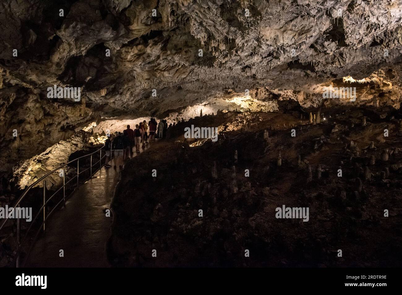 The magical Svoboda Cave in Slovakia Stock Photo - Alamy