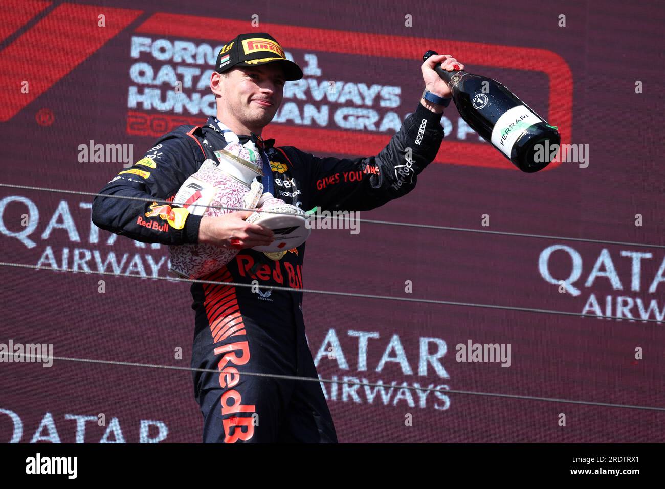 Mogyorod, Hungary. 23rd July, 2023. Max Verstappen of Red Bull Racing ...