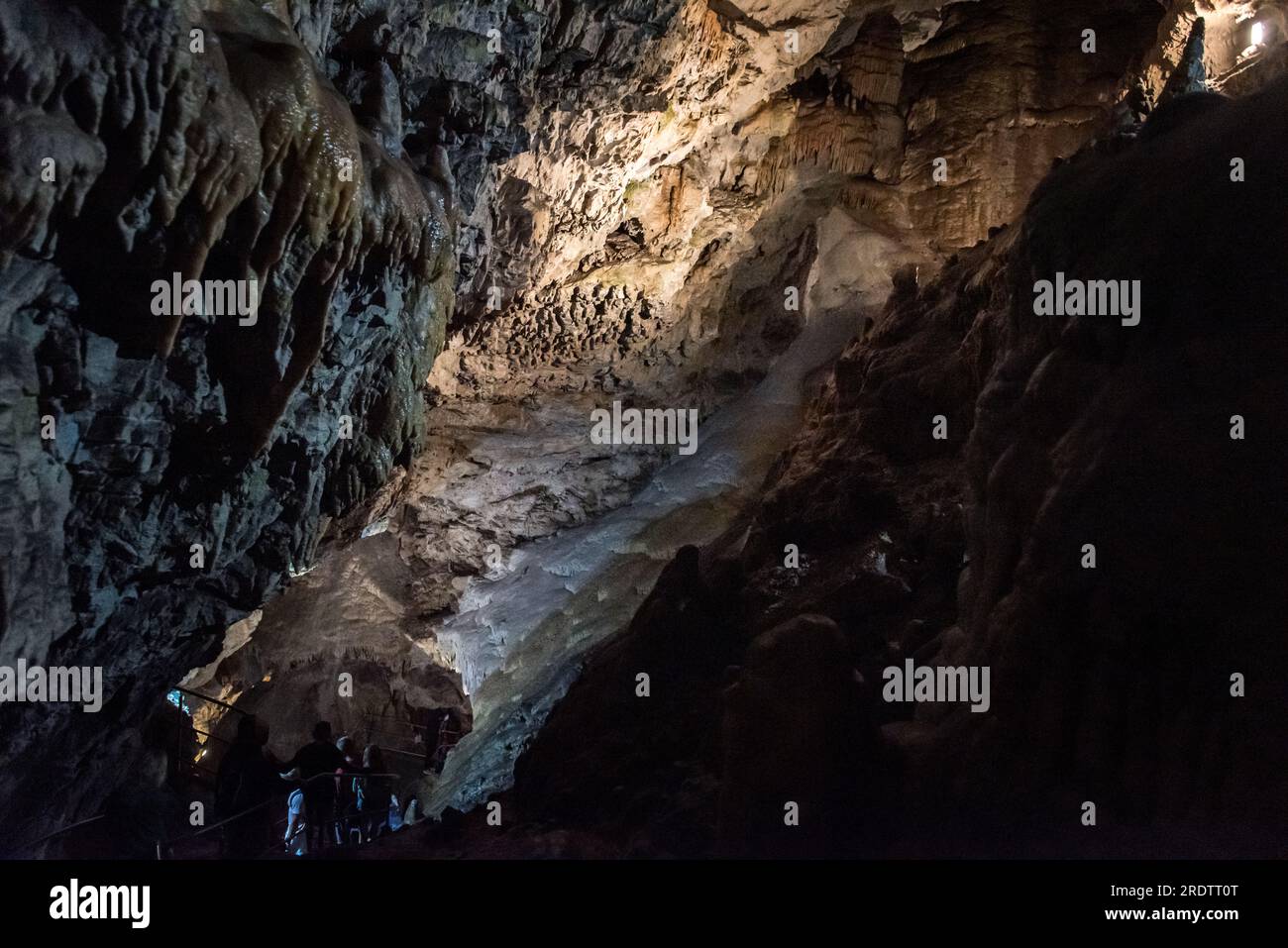 The magical Svoboda Cave in Slovakia Stock Photo - Alamy