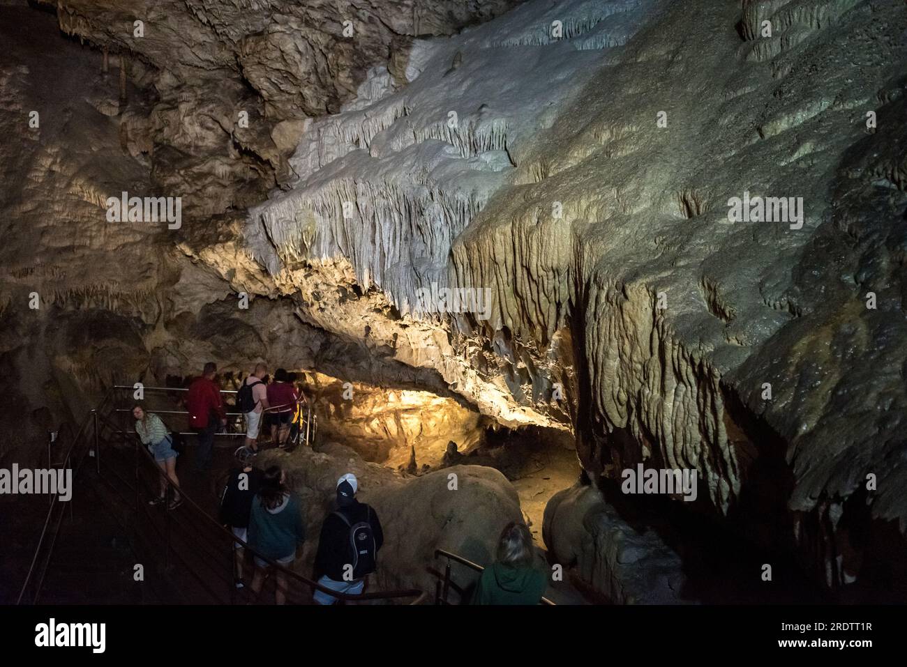 The magical Svoboda Cave in Slovakia Stock Photo - Alamy