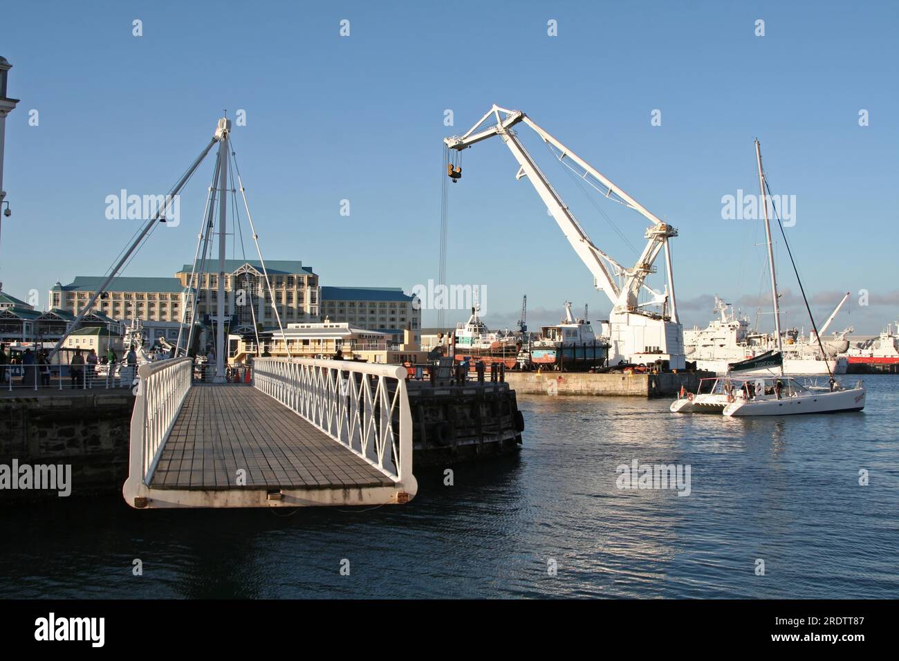 Cape Town, Waterfront, Victoria & Alfred Waterfront, Harbour, Br Stock ...