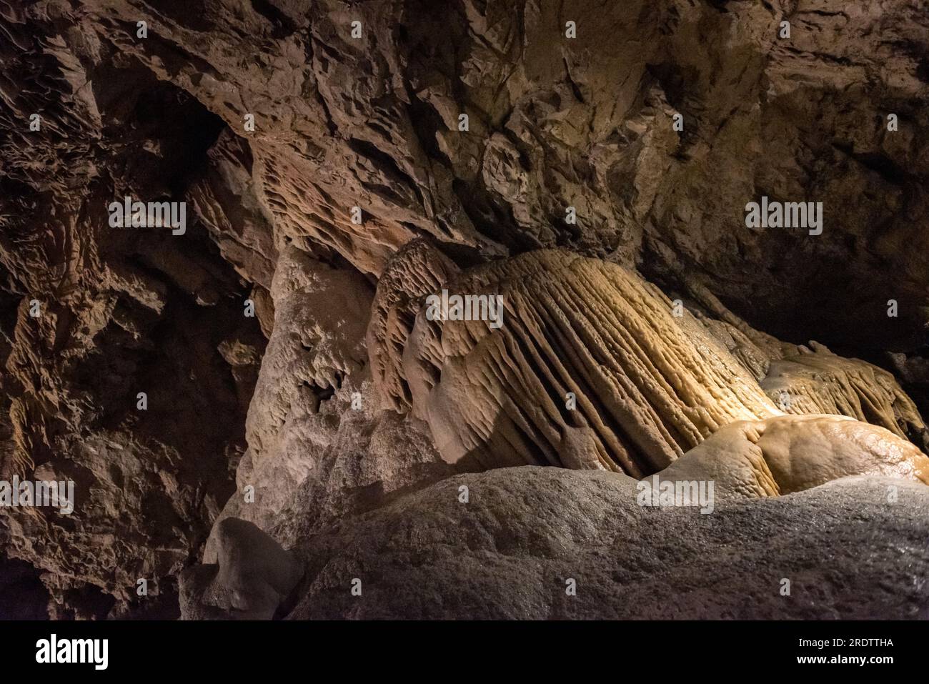 The magical Svoboda Cave in Slovakia Stock Photo - Alamy