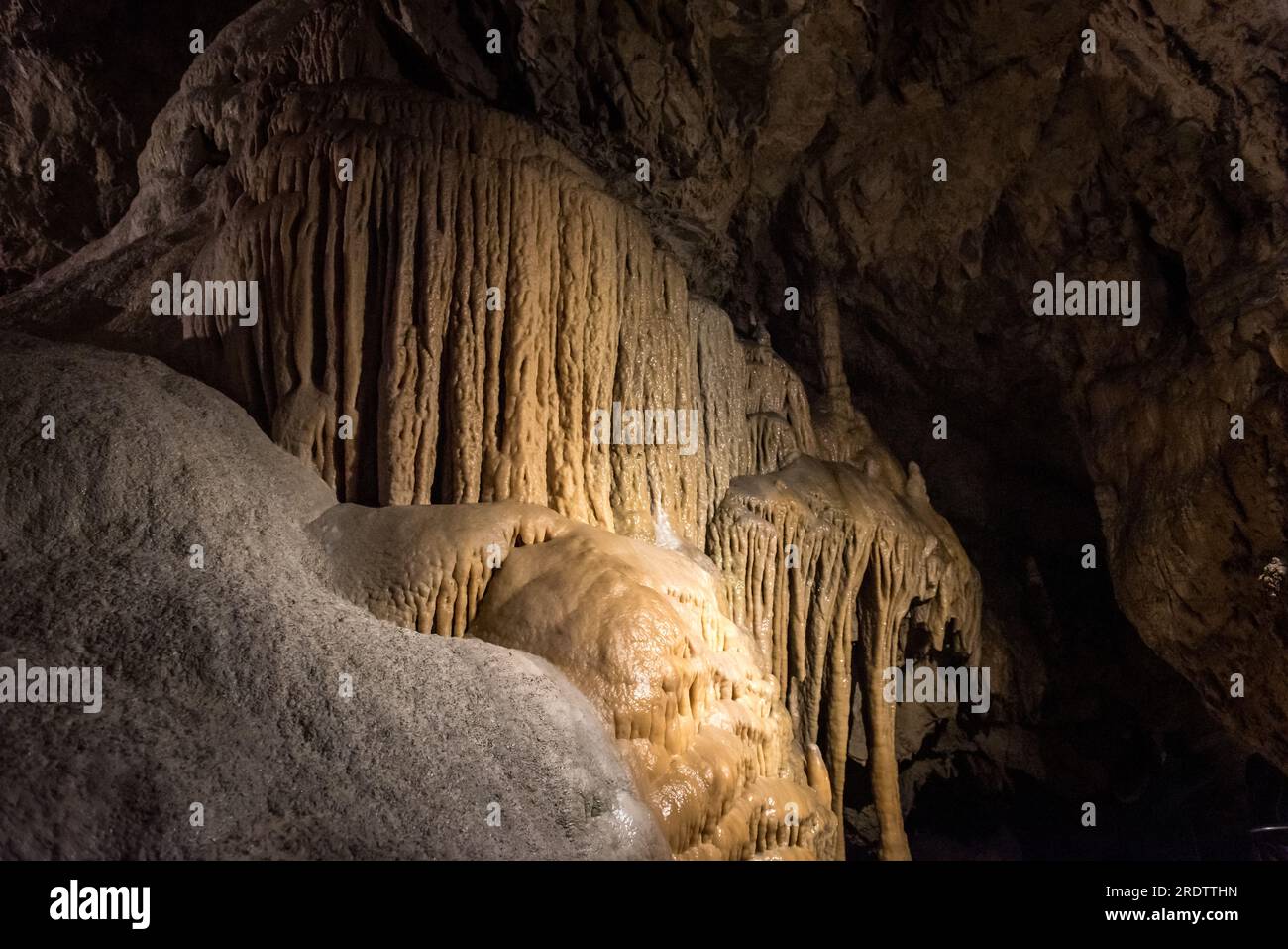 The magical Svoboda Cave in Slovakia Stock Photo - Alamy