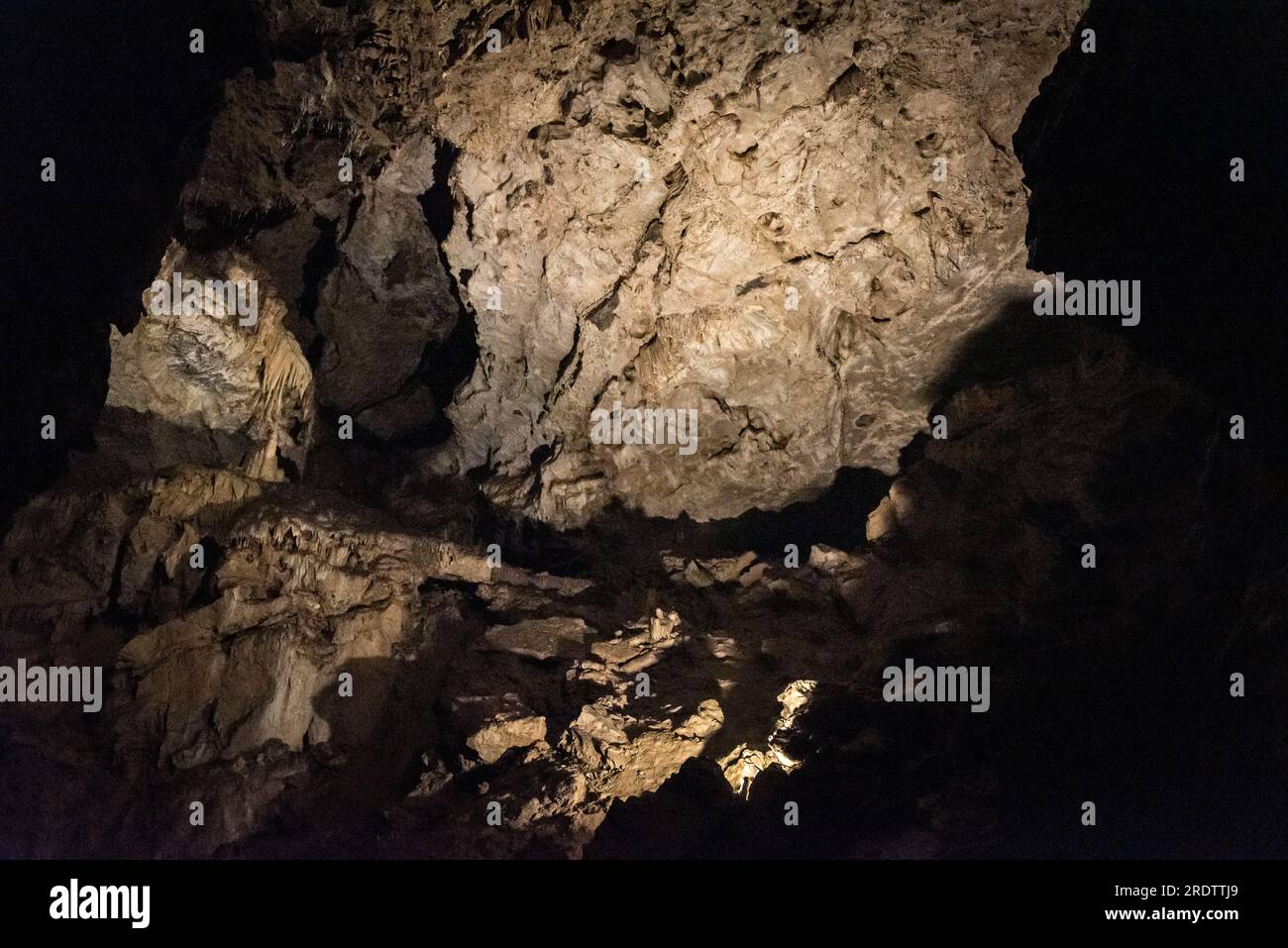 The magical Svoboda Cave in Slovakia Stock Photo - Alamy