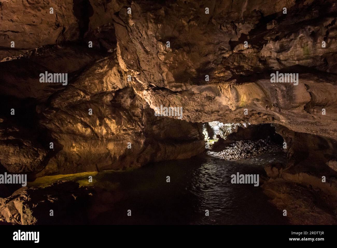 The magical Svoboda Cave in Slovakia Stock Photo - Alamy