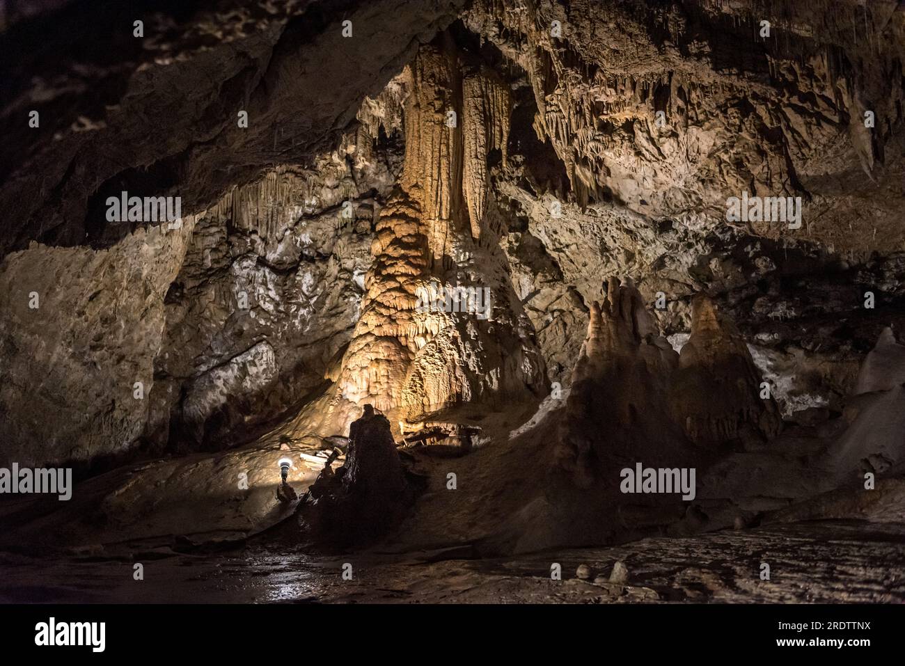 The magical Svoboda Cave in Slovakia Stock Photo - Alamy