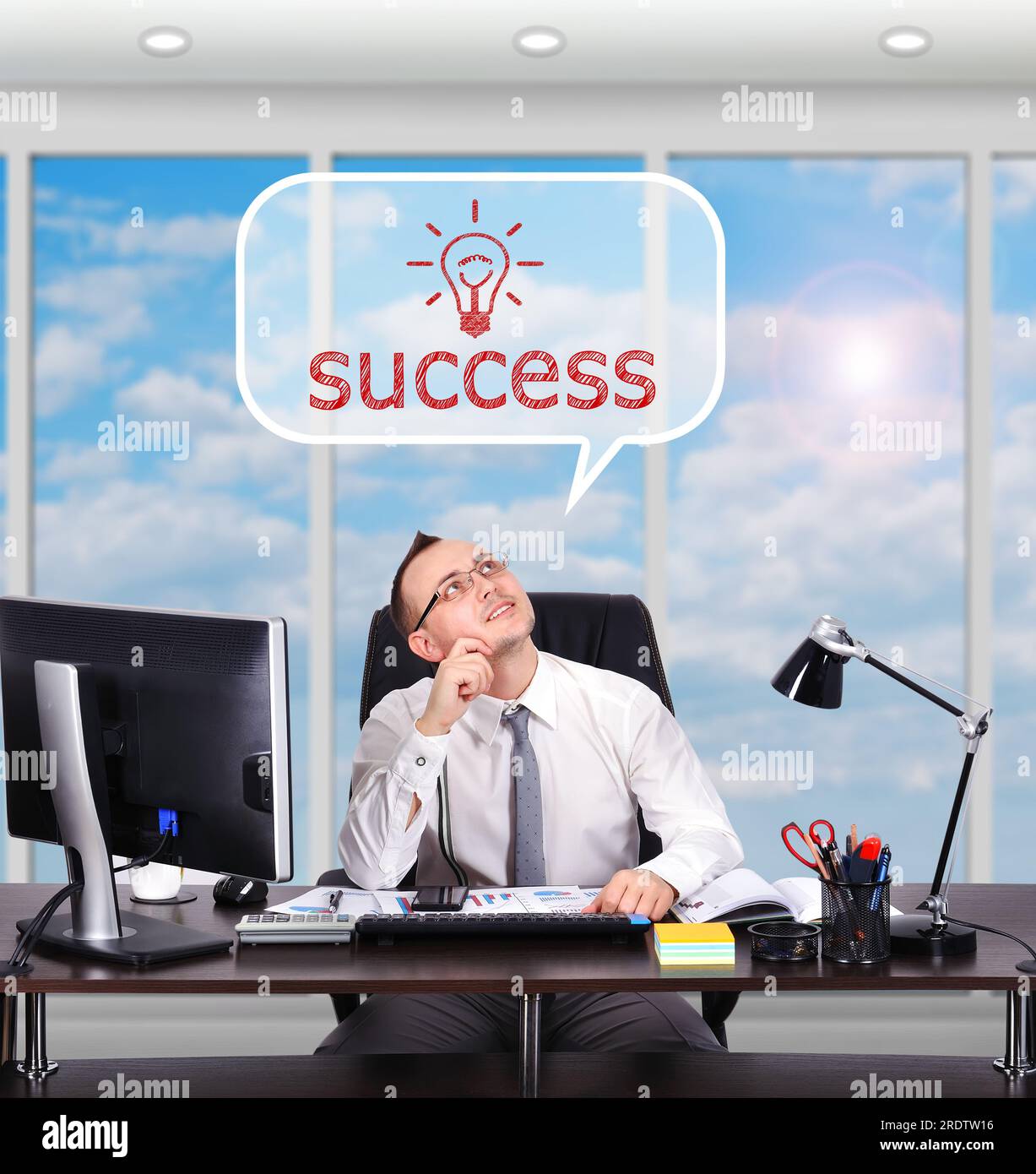 Success concept office hi-res stock photography and images - Alamy