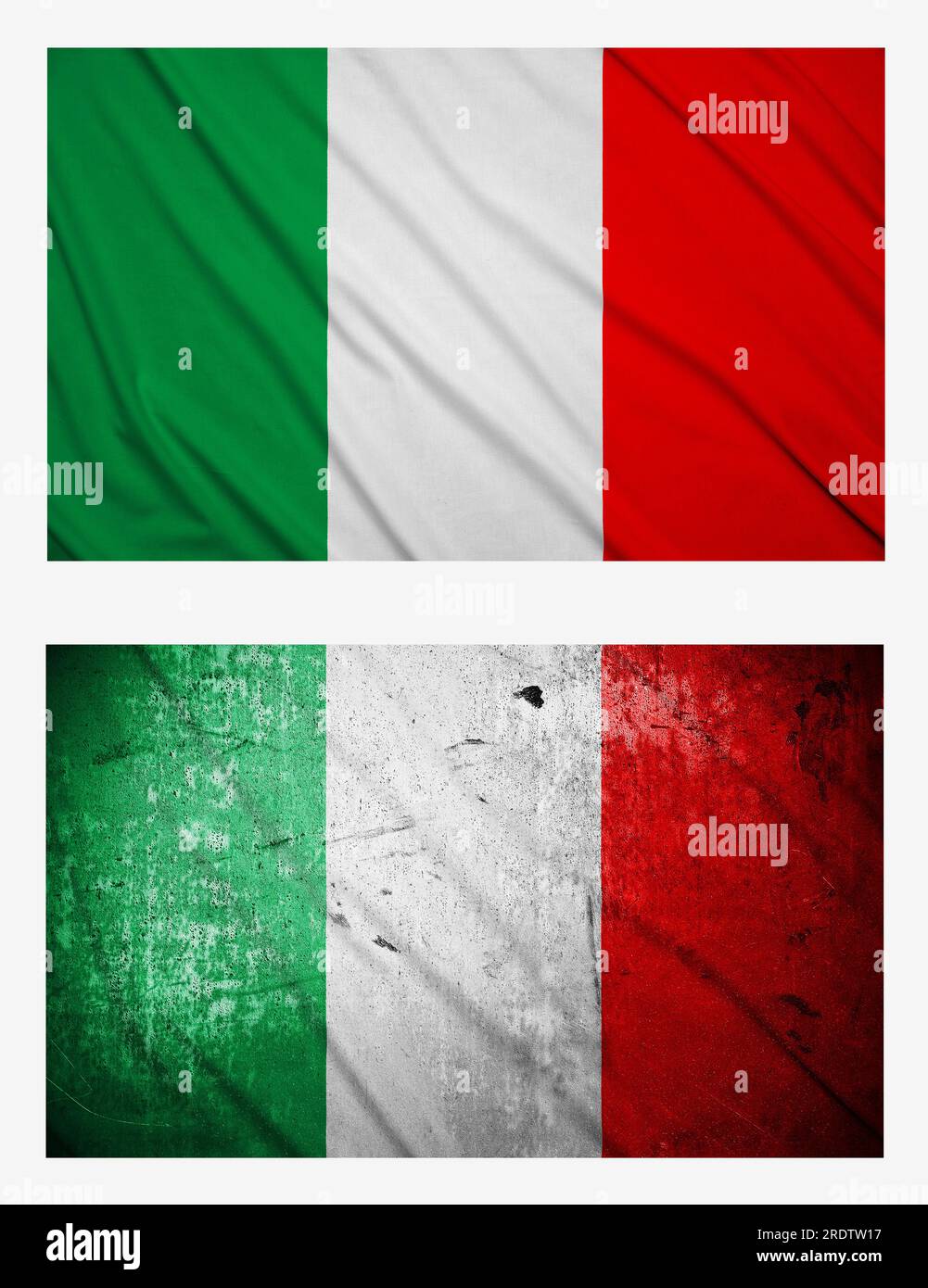 Italy history flag Cut Out Stock Images & Pictures - Alamy