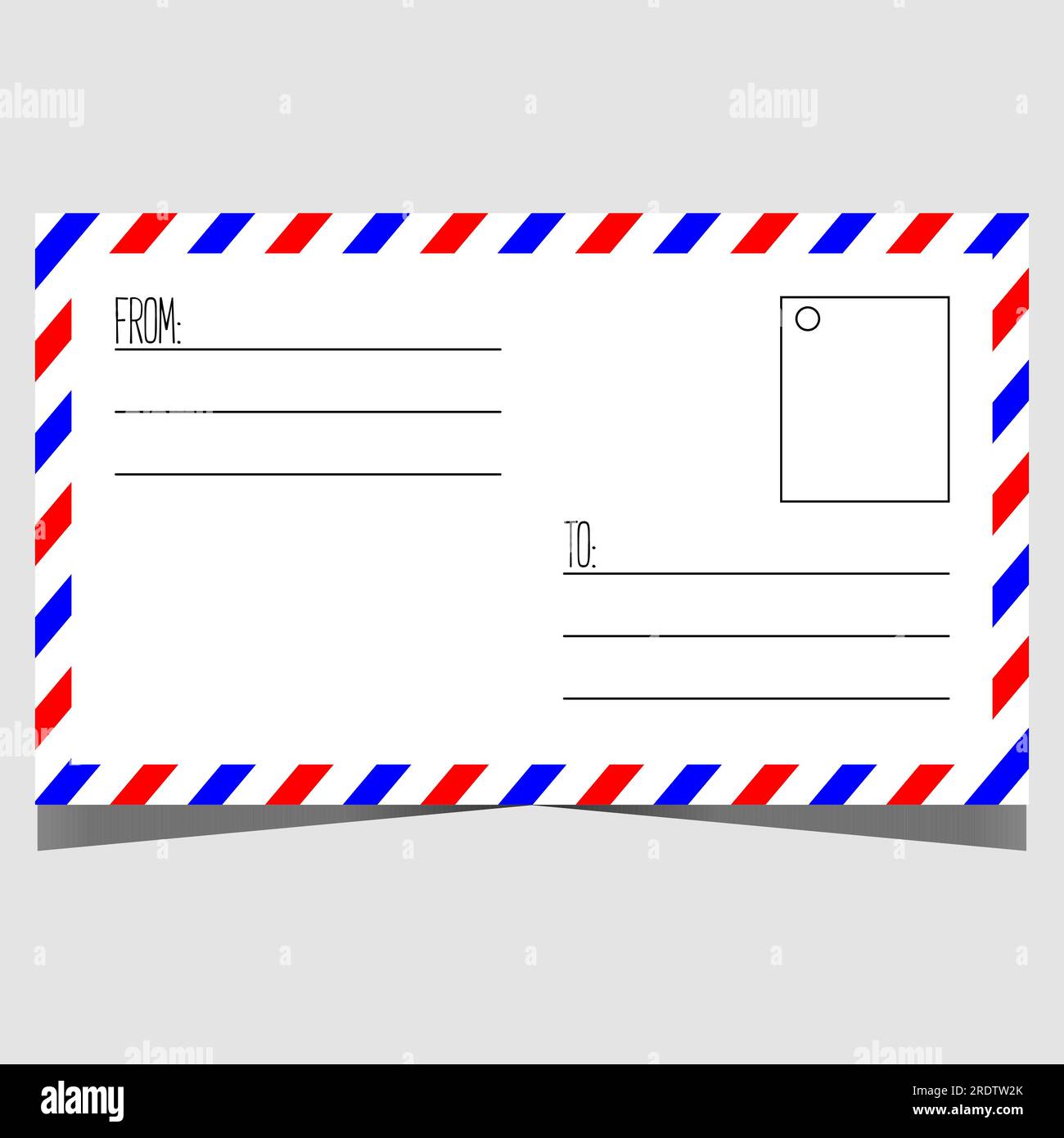 Postcard layout vector vectors hi-res stock photography and images - Alamy