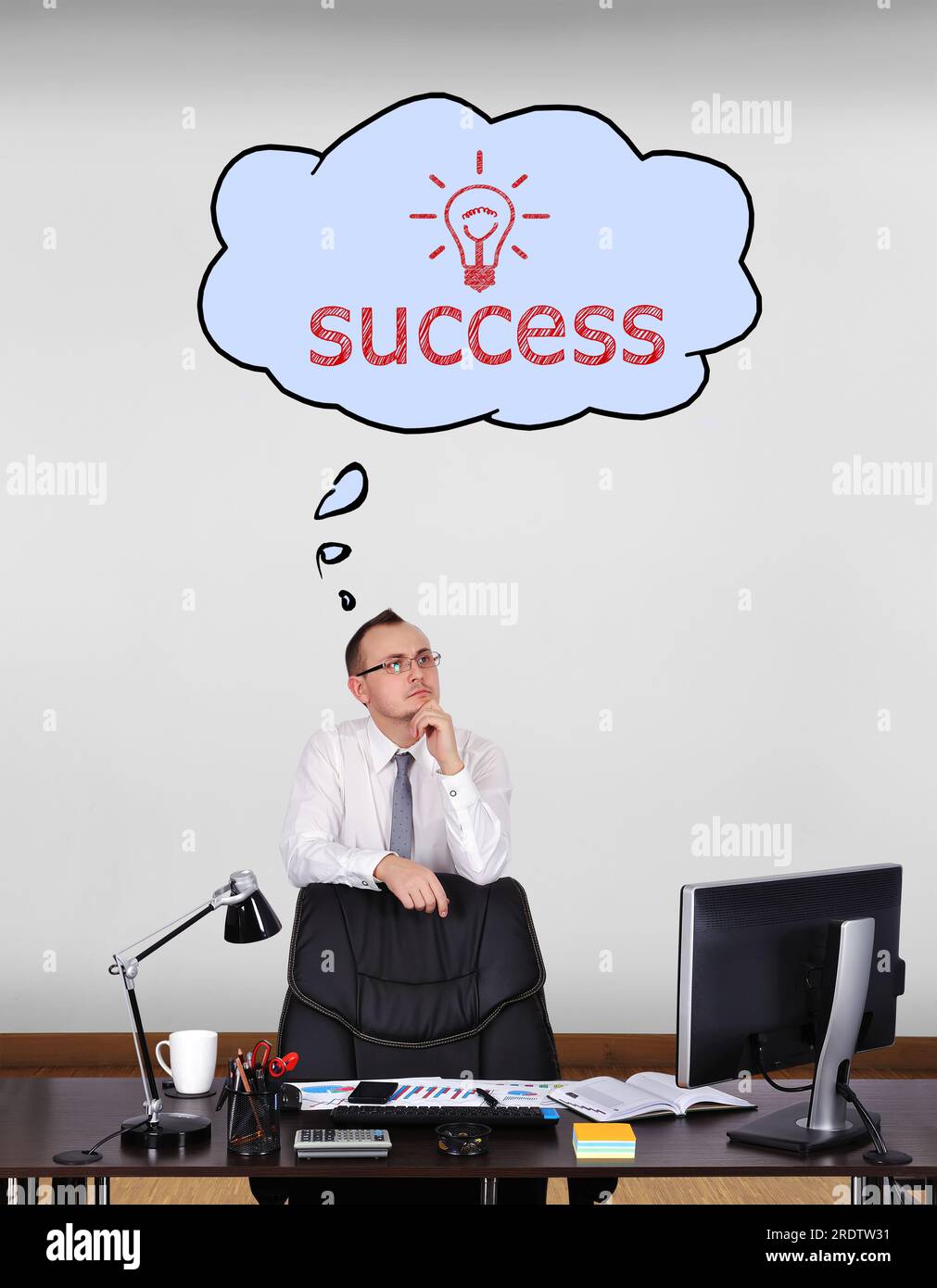 Success concept office hi-res stock photography and images - Alamy