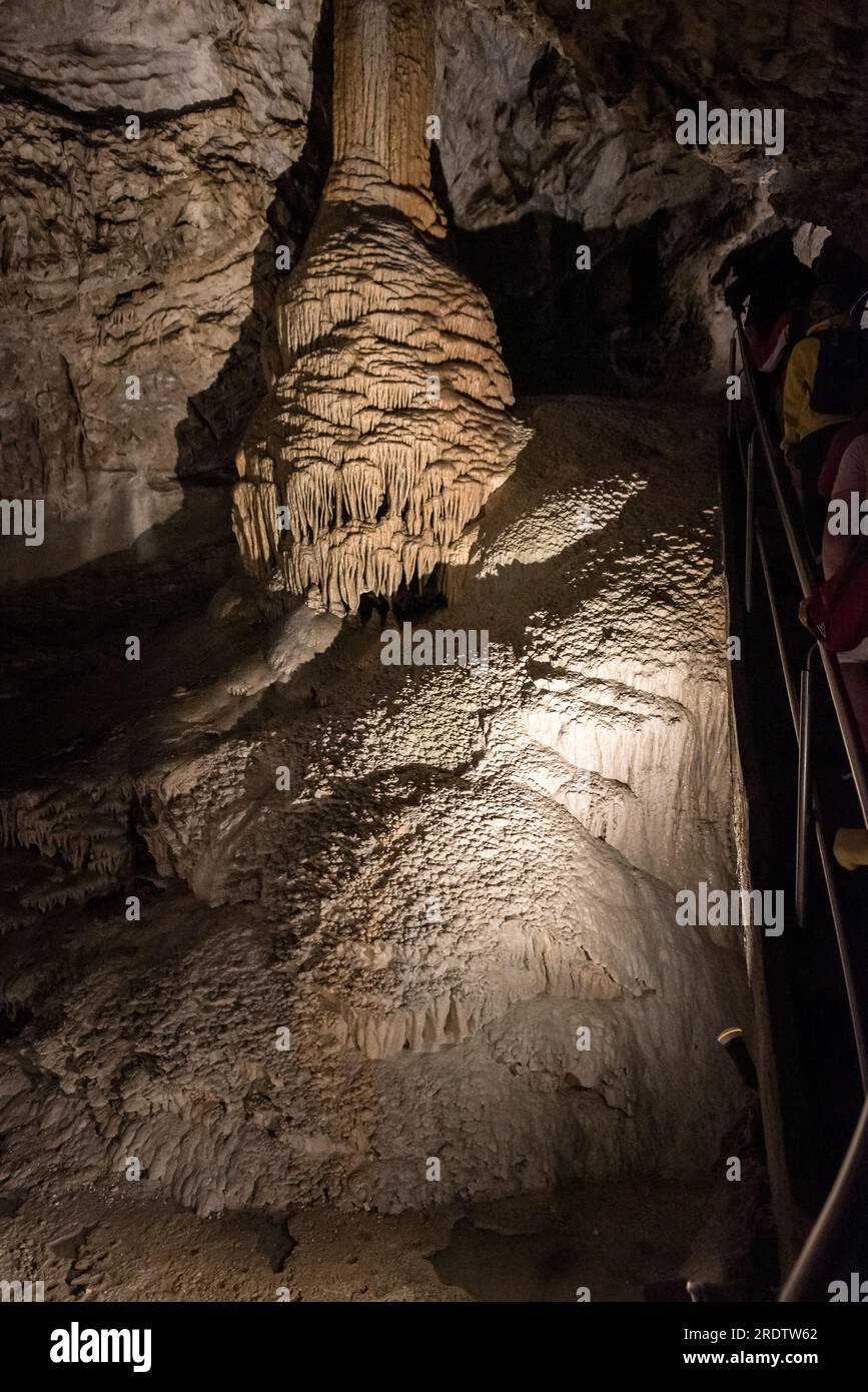 The magical Svoboda Cave in Slovakia Stock Photo - Alamy