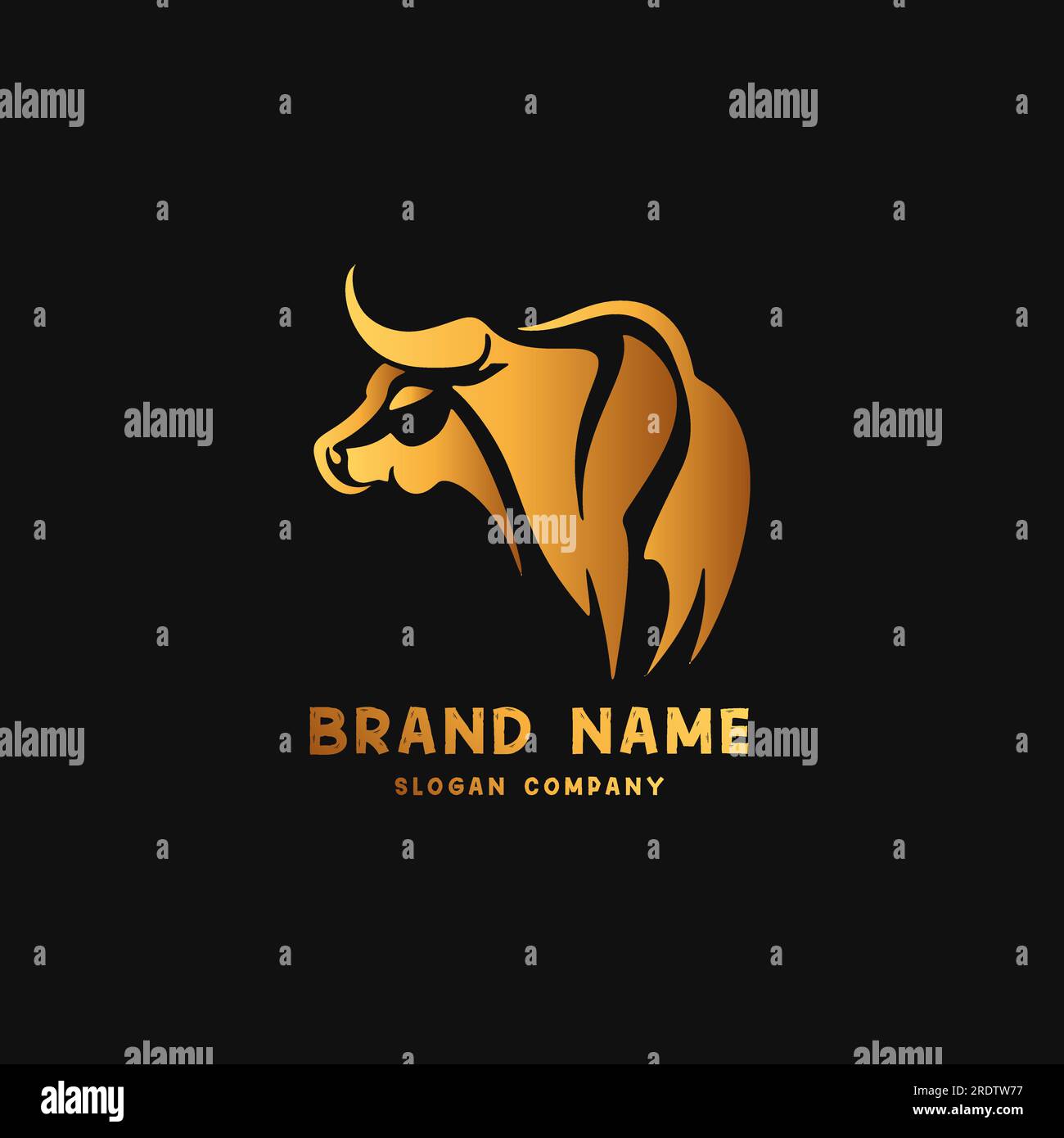Bull logo. Premium logo for steakhouse, Steakhouse or butchery ...