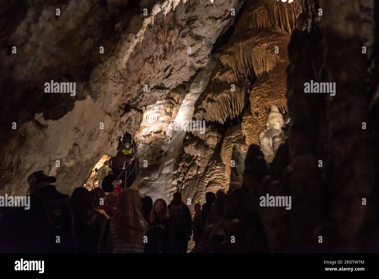 The magical Svoboda Cave in Slovakia Stock Photo - Alamy