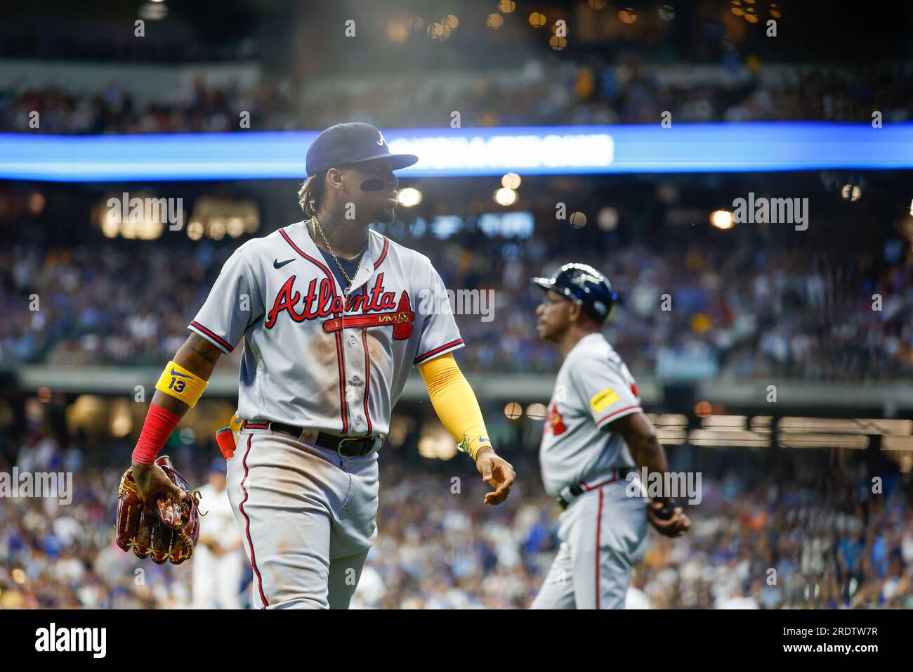 July 22, 2023: Atlanta Braves right fielder Ronald Acuna Jr. (13 ...