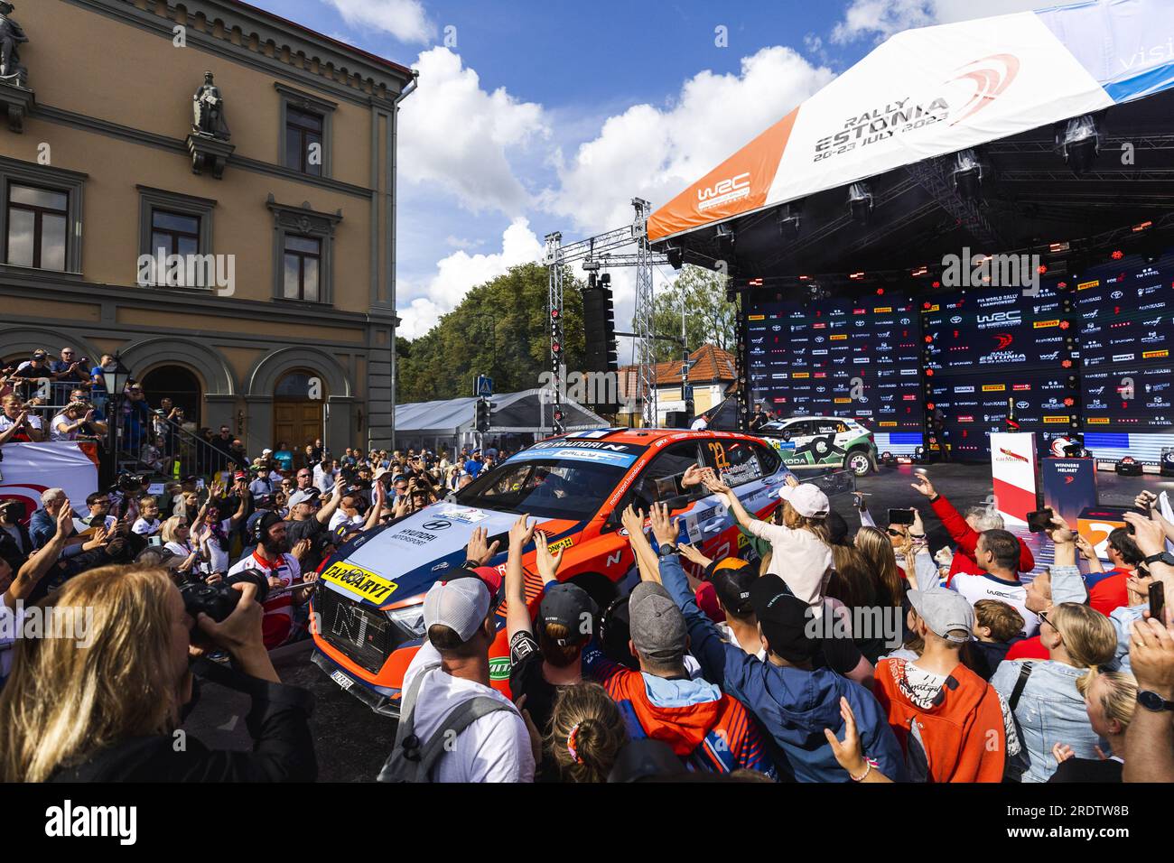 22 Emil LINDHOLM (FIN), Reeta HAMALAINEN (FIN), HYUNDAI MOTORSPORT N, HYUNDAI i20 N, RC2, Rally2 ...