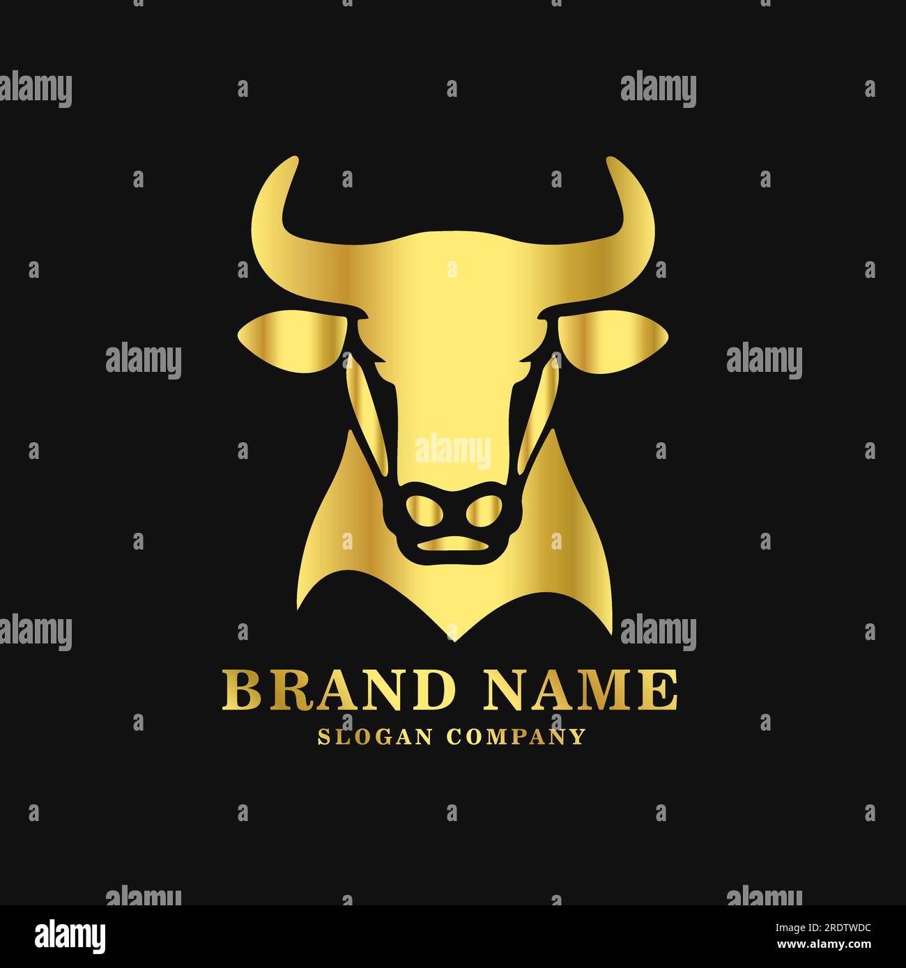 Bull logo. Premium logo for steakhouse, Steakhouse or butchery ...
