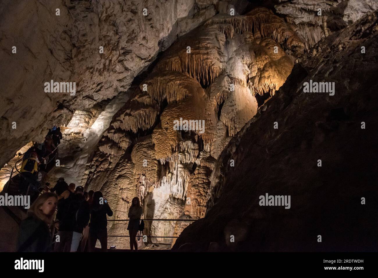 The magical Svoboda Cave in Slovakia Stock Photo - Alamy