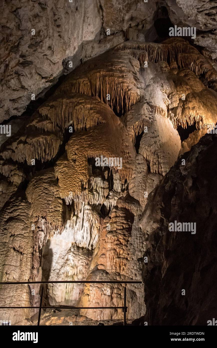 The magical Svoboda Cave in Slovakia Stock Photo - Alamy
